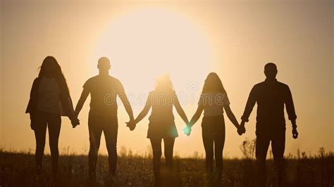 Teamwork Team Community A Holding Hands Together Silhouette At Unity
