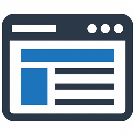 Web Browser Navigation Bar Icon Download On Iconfinder