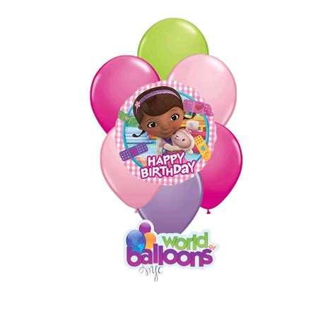Doc Mcstuffins Balloon Bouquet Worldballoonsnyc
