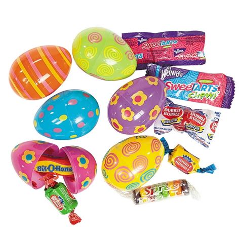Fun Express Pre Filled Candy Easter Eggs Set Of 24 With Candy Inside