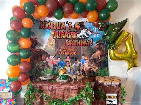Camp Cretaceous Birthday Dinosaur Themed Birthday Party 2nd Birthday