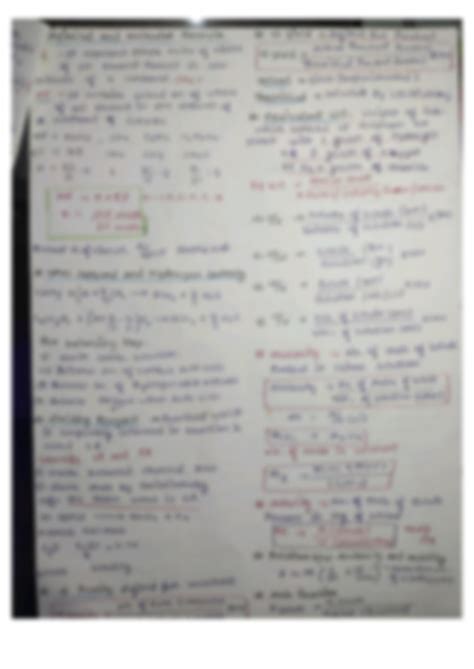 Solution Mole Concept Formula Notes Studypool