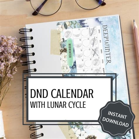 Lunar Calendar Etsy