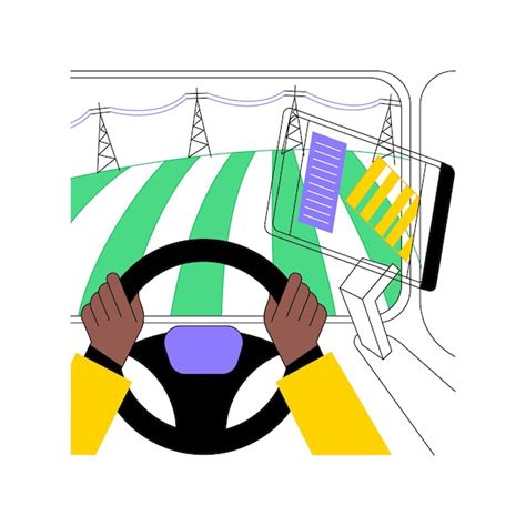 Premium Vector Gps Based Plant Mapping Isolated Cartoon Vector
