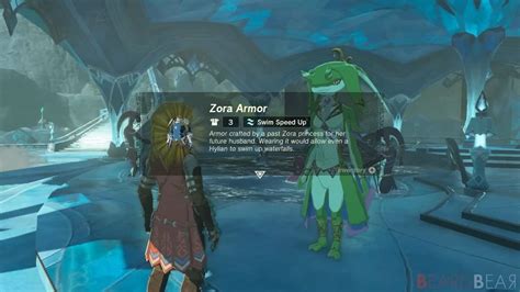 Zelda Tears Of The Kingdom Restoring The Zora Armor Quest Guide