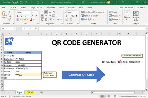 Excel Qr Code Generator