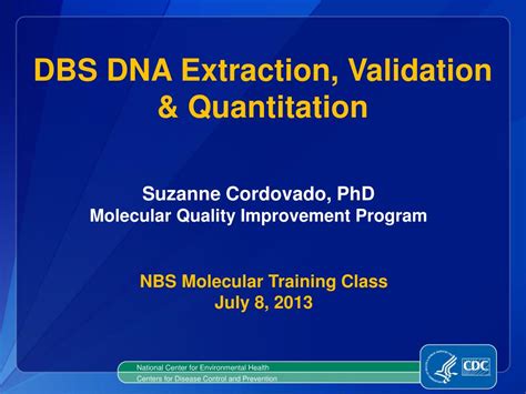 Ppt Dbs Dna Extraction Validation And Quantitation Powerpoint Presentation Id1573921