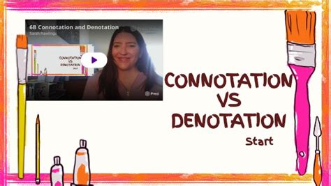 6b Connotation And Denotation Genially