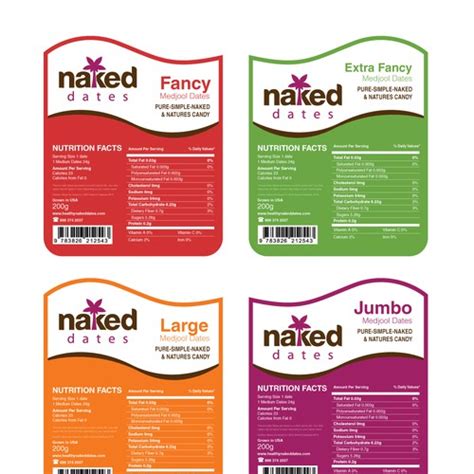 New Product Label Wanted For Naked Dates Product Label Contest