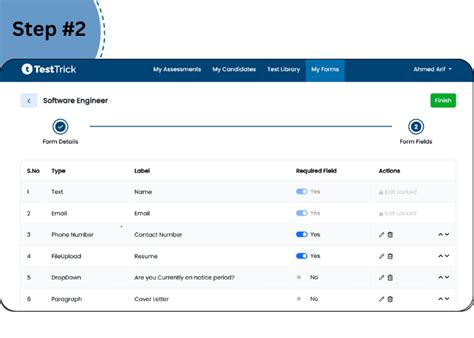 User Friendly Job Application Form Builder Testtrick
