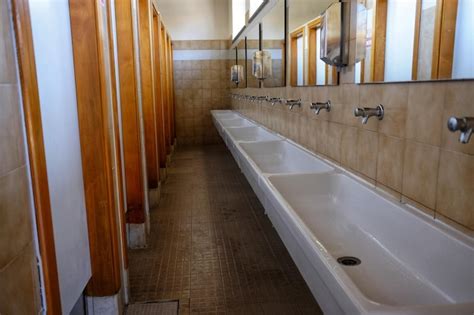 Premium Photo Public Toilets Empty
