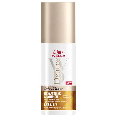 Wella Deluxe Dream Sleek And Nourish Oil Infused Lotion Spray 150ml Wilko