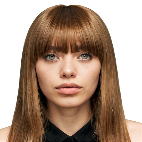 Download See Through Bangs Style Png Fqh77