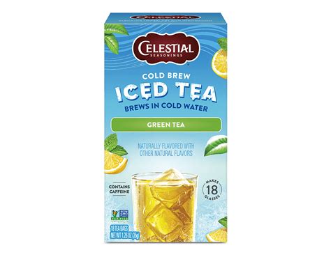 Cold Brew Green Tea Smooth And Refreshing Iced Tea Celestial Seasonings