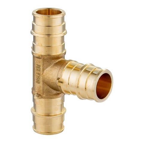 Thrifco 7920234 3 4 X 1 2 X 3 4 Brass Reducing Tee Lead Free F1960 Pex A