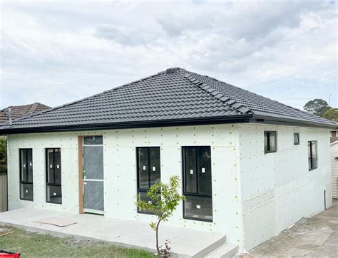 Grey Polystyrene Foam Installation Sydney Amc Cladding