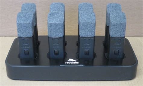 Revolabs Hd Series 8 Slot Charger 8x Hd Tabletop Microphones 03
