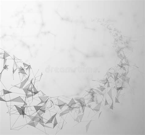 Polygon Connection Technology Background Vector Eps10 Stock Vector