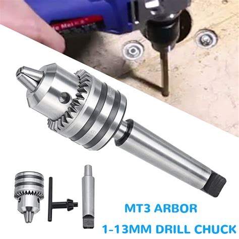 1 2 Heavy Duty Drill Chuck W Mt3 Morse Taper Arb Grandado