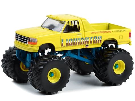 1992 Ford F 250 Monster Truck Yellow Liquidator Kings Of Crunch