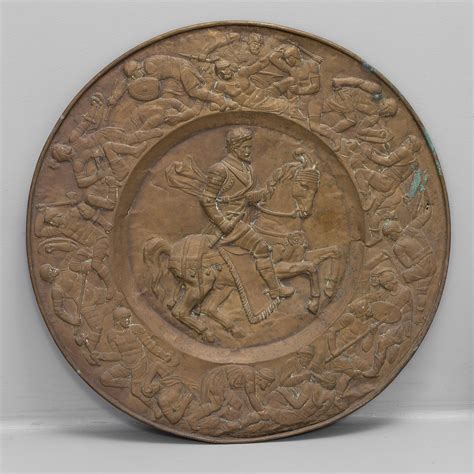 A Brass Wall Plaque 19th Century Bukowskis