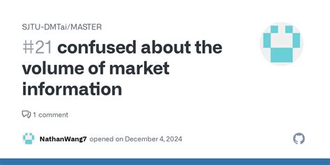 Confused About The Volume Of Market Information · Issue 21 · Sjtu Dmtaimaster · Github