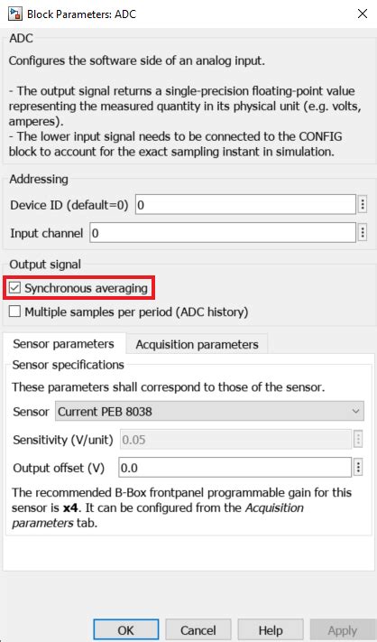 Synchronous Averaging Imperix Power Electronics