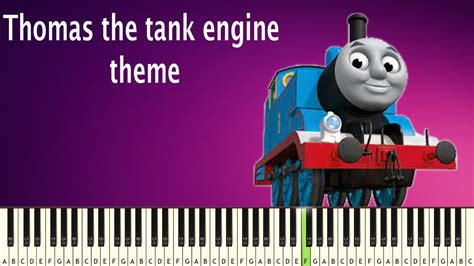 Thomas The Tank Engine Theme Piano Tutorial Youtube