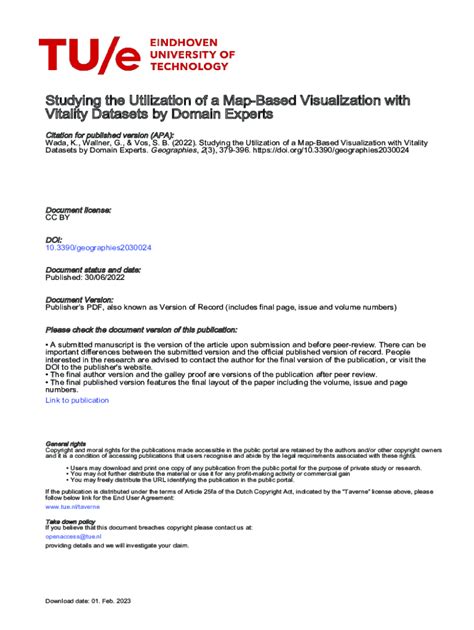 Fillable Online Studying The Utilization Of A Map Based Visualization