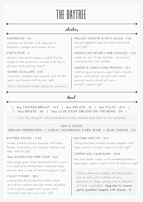 Baytree Tenby Indoor Dining Available Monday 17th