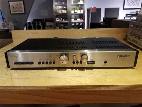 Acoustat Trans Nova Tnp Pure Fet Preamplifier Mc Phono Reverb