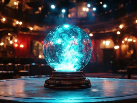 Mystical Magic Show With A Mysterious Atmosphere And Sparkles A
