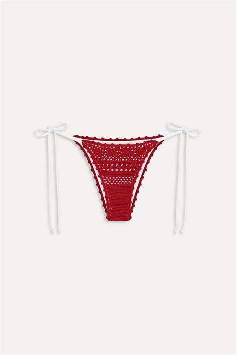 Mackenzie Cheeky Crochet Bikini Bottom Havana Crochet