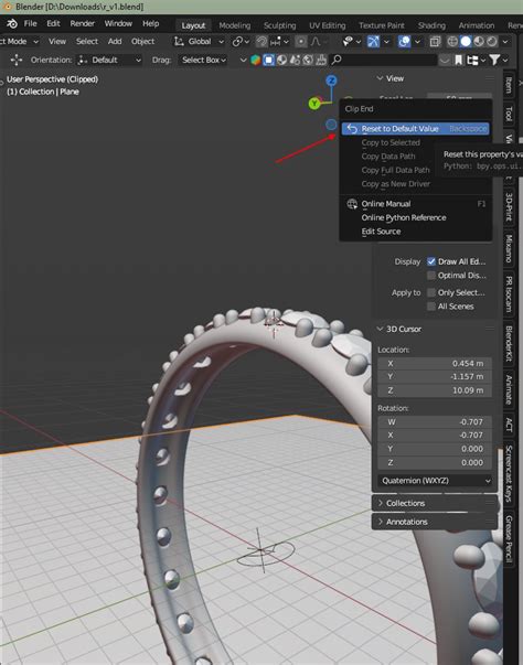 Modeling Why Is My Viewport Glitching In Orthographic View And Not In Perspective View