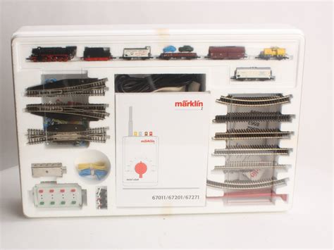 Marklin 81865 German Federal Railroad Z Gauge Steam Freight Train Set Trainz