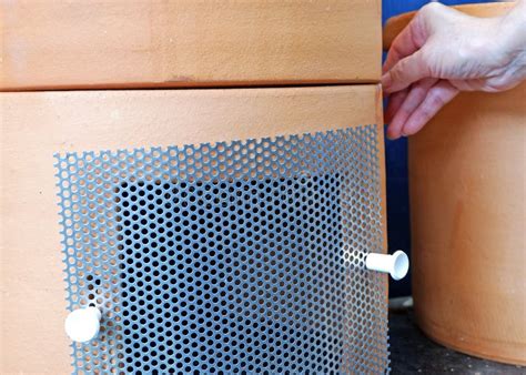 Compost Bin Checking Leftover Food Leaves And Organic Compost Bin To