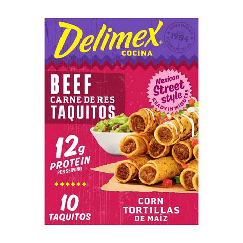 Buy Delimex Beef Taquitos 12 Ct From Dollar General Instore