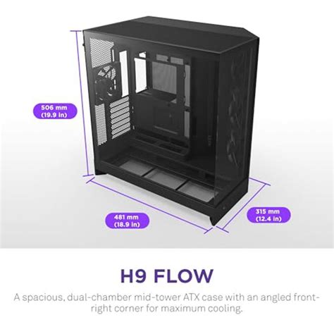 Nzxt H9 Flow 2025 Vs Phanteks Evolv Shift 2 Black Case Comparison Pangoly