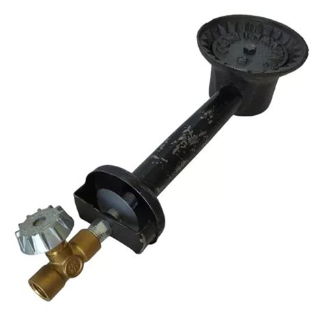 Quemador Acero Inoxidable No 2 Con Válvula Negro Envío Gratis