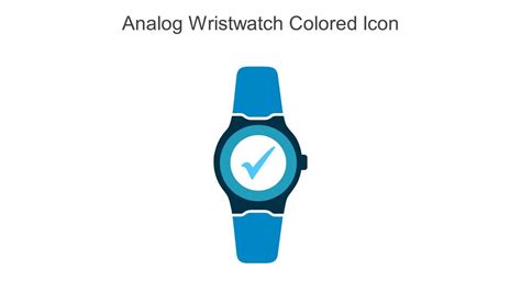 Analog Wristwatch Colored Icon In Powerpoint Pptx Png And Editable Eps Format PPT Template