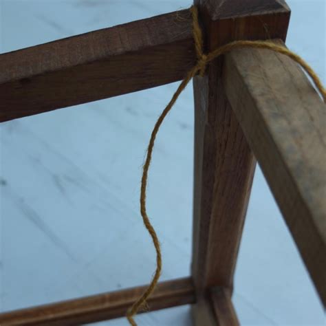 Woven Stool Tutorial Cotton Clara