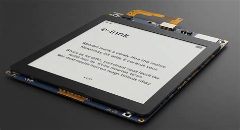 E Ink Screen Module Crystal Clear Displays With Minimal Power Use Wanty