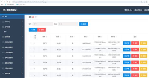 Java 毕业设计 基于springboot 的中小型医院网站 Csdn博客