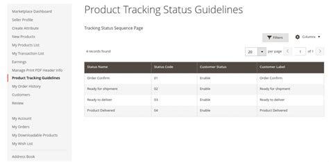 Magento Multi Vendor Product Tracking Status Webkul Blog