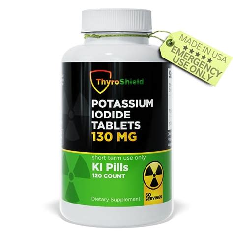 Thyroshield Potassium Iodide Tablets Suppco
