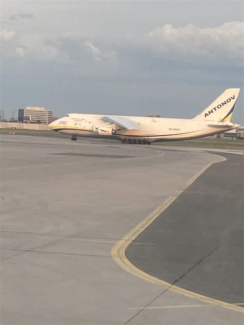 Antonov At Pearson Airport Tonight R Airplanes
