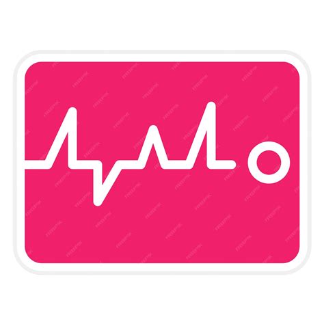 Premium Vector Vector Design Ecg Waveform Icon Style