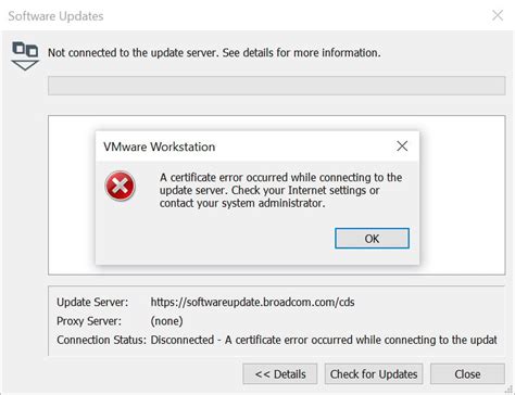 Vmware Workstation Auto Updates Broken After Broadcom Url Redirect