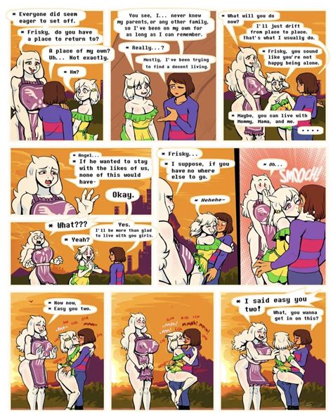 Under Her Tail Part 9 Pages 39 40 Frisky Angel Toriel Rundertail