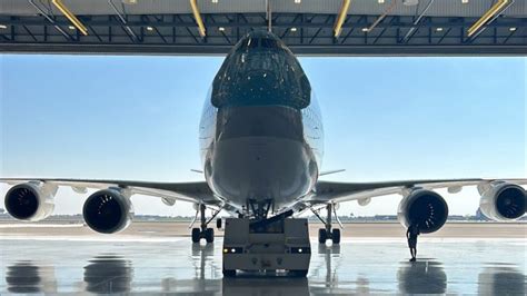 Snc Receives Second Boeing 747 8 For Saoc Conversion As Aircraft Gets E 4c Designation The